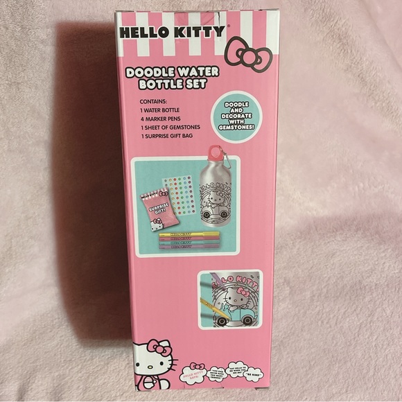Hello Kitty | Dining | Hello Kitty Doodle Water Bottle Set | Poshmark